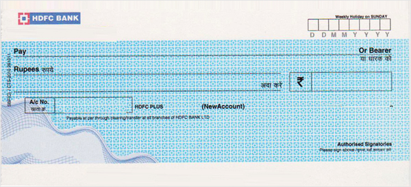 Hdfc Bank Cheque Background How To Fill Hdfc Bank Cheque Fill Hdfc Images